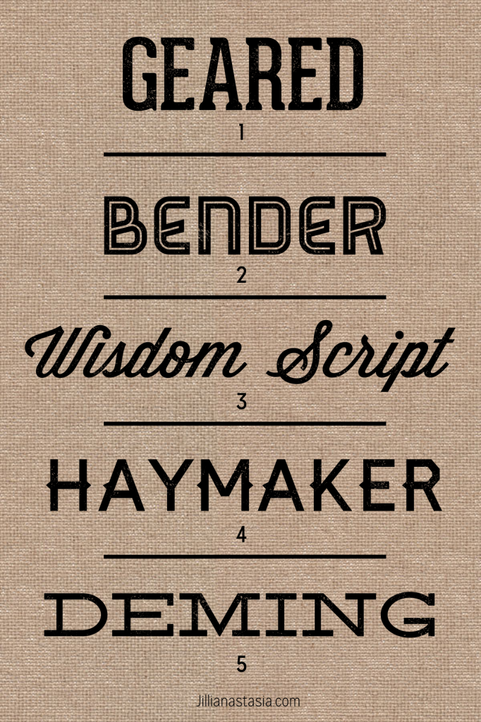 Font Must-Haves: Free Rustic Fonts | The Anastasia Co.