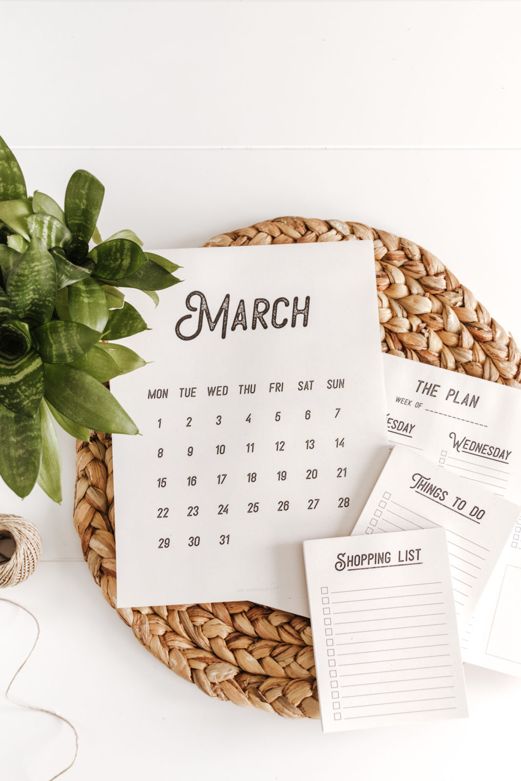 Free 2021 Calendar Printable (Updated for 2024!) | The Anastasia Co